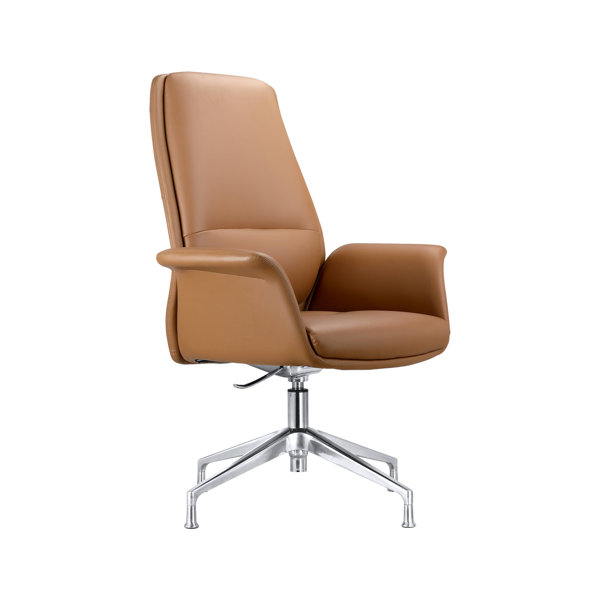 Orren Ellis Ingertha Modern Executive Tall Leather Office Chair | Wayfair