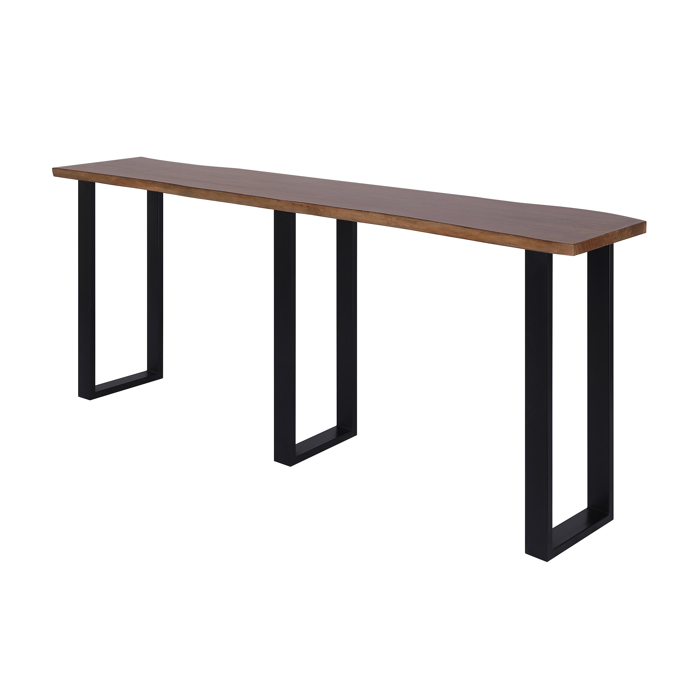 17 Stories Towle 90'' Acacia Live Edge Solid Wood Console Table ...