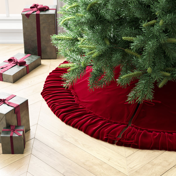 Mercury Row® Hubbert Plush Velvet Christmas Textile Collection ...