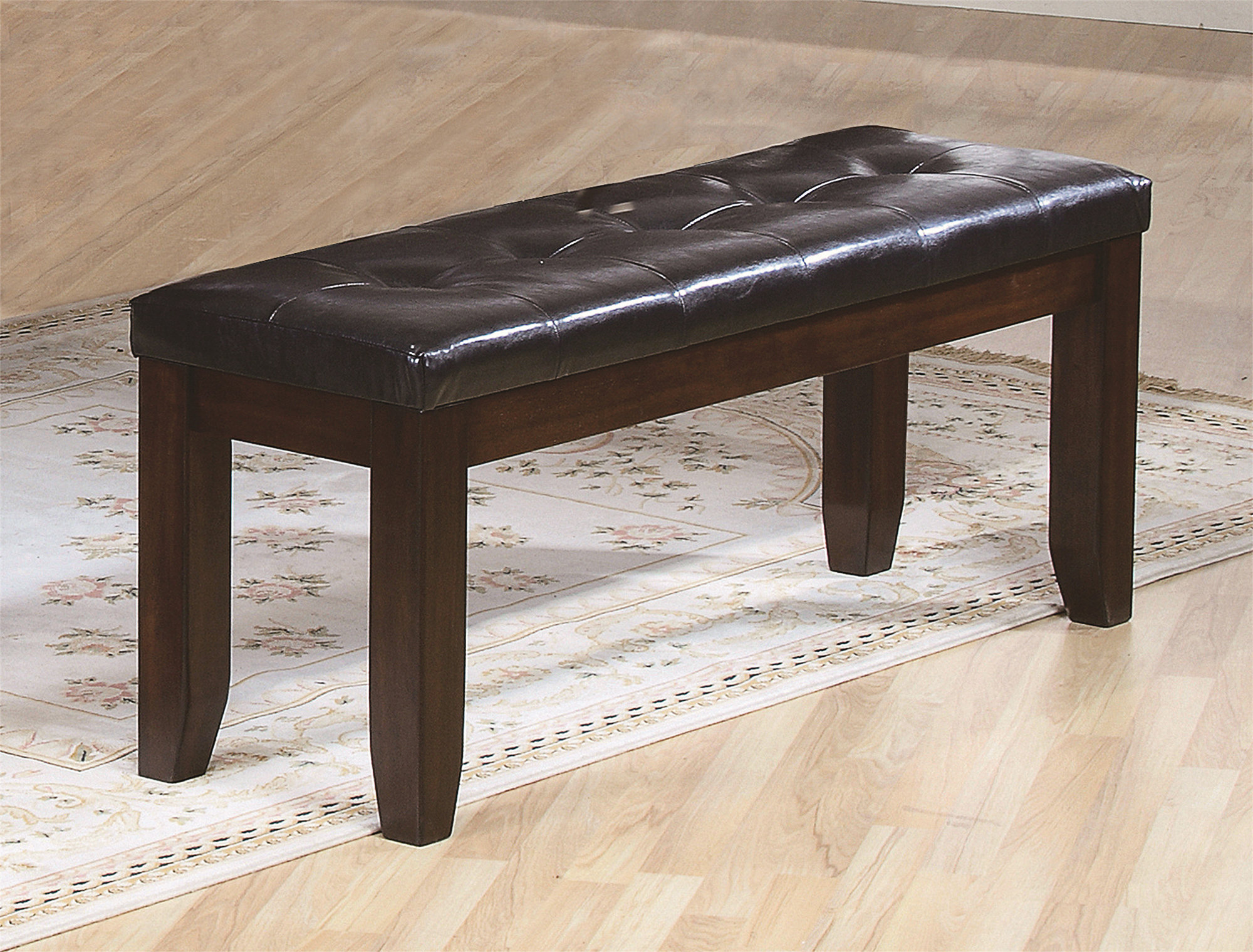 Red Barrel Studio® Pieraldo Faux Leather Bench, entryway bench, bedroom ...