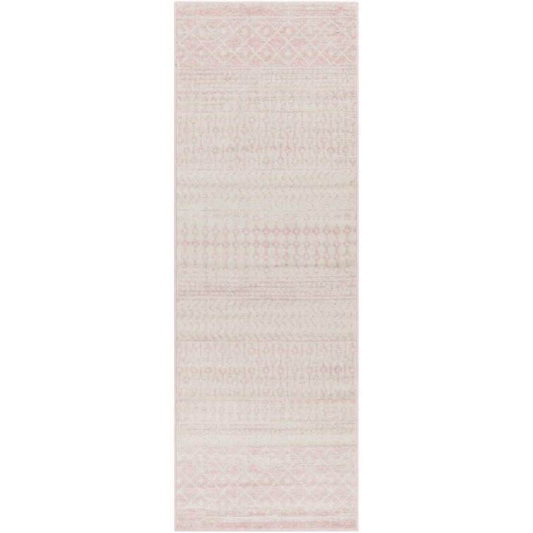 The Twillery Co.® Bernhard Geometric Pink Area Rug & Reviews | Wayfair