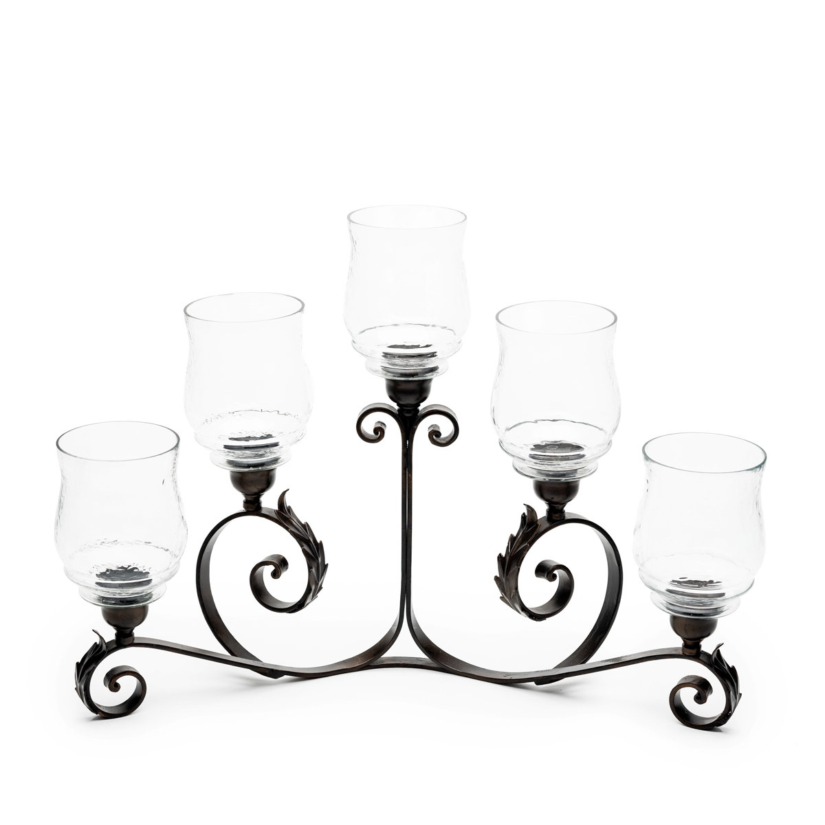 Red Barrel Studio® 2 Piece Iron Tabletop Candelabra Set | Wayfair