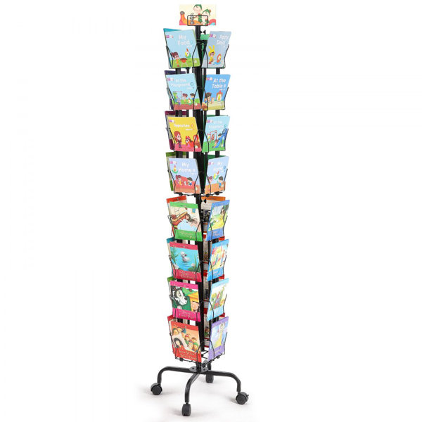 Rebrilliant Greeting Cards Display Rack, 32 Pockets Rotating Postcard ...
