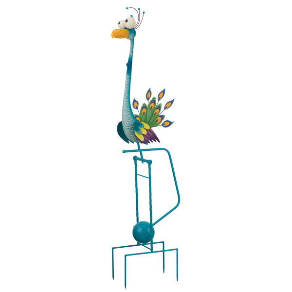 Regal Art & Gift Weather Resistant Metal Animals Garden Stake | Wayfair