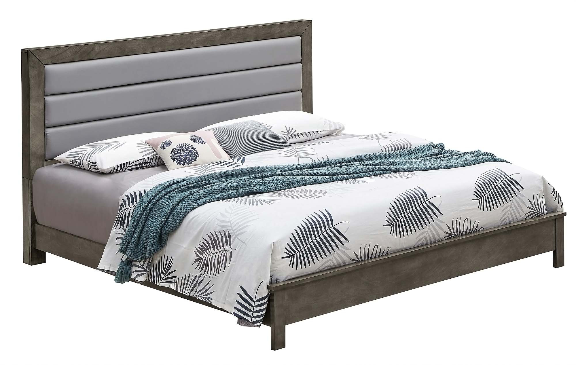 Elegance Plexi Home Stylish Gray Bed With Robust Design | Wayfair