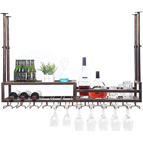 Trent Austin Design® Ceiling-Type Wine Holder,Wall Mounted Bottle ...