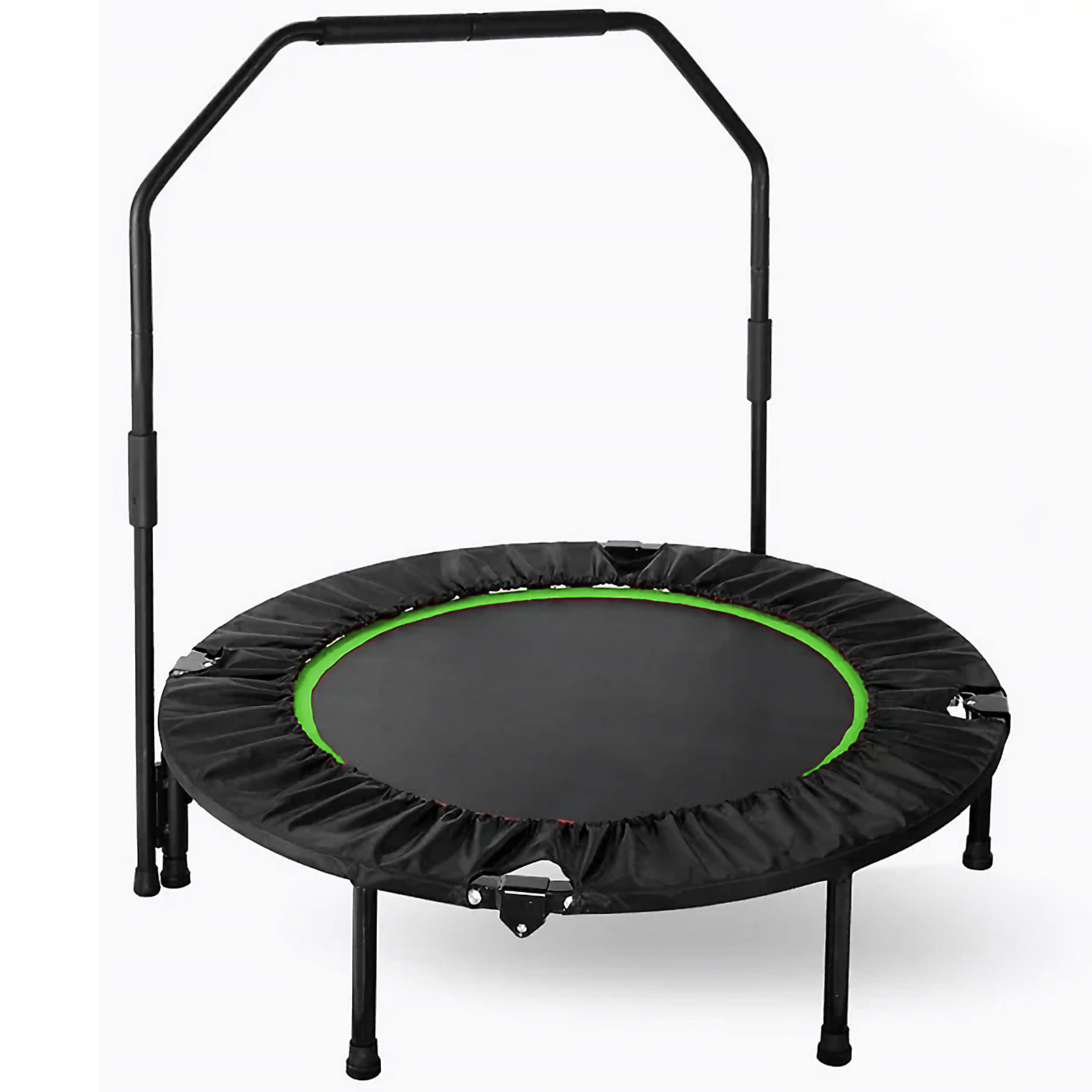 Pirecart 40" Trampoline Foldable Fitness Trampoline with Height ...