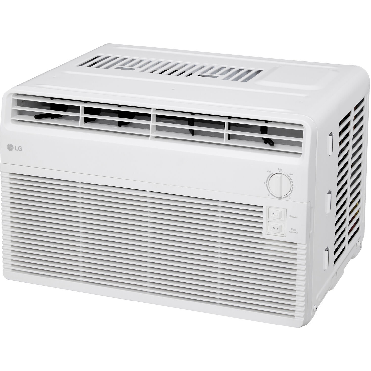 LG 5000 BTU Window Air Conditioner for up to 150 Sq. Ft. with 2 Cooling ...