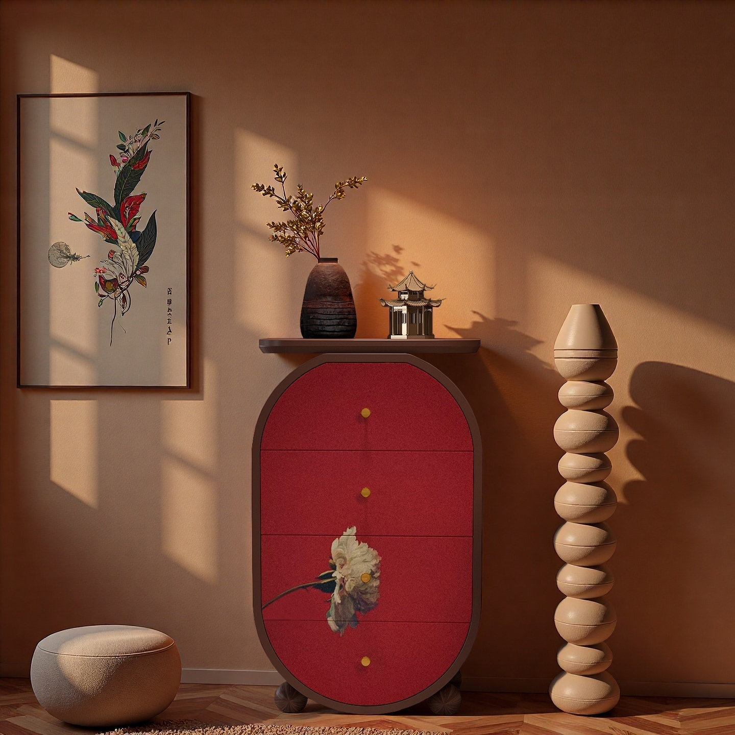 HomeLuxea Retro style storage cabinet in living room - Wayfair Canada