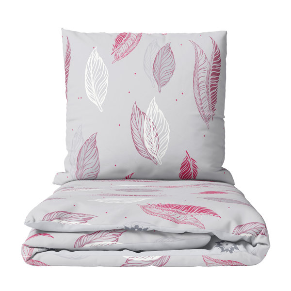 Marlow Home Co. Almida Microfiber Animal Print Duvet Cover Set with ...
