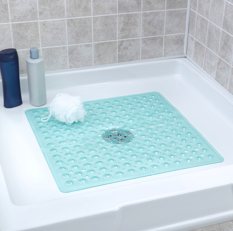 Symple Stuff Aesop Square Plastic/Vinyl Non-Slip Shower Mat & Reviews ...