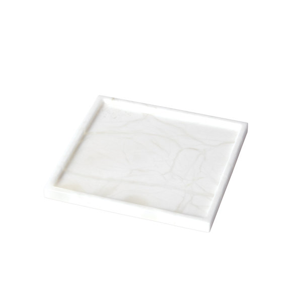 Studio A Home Alabaster Square Plateau | Perigold