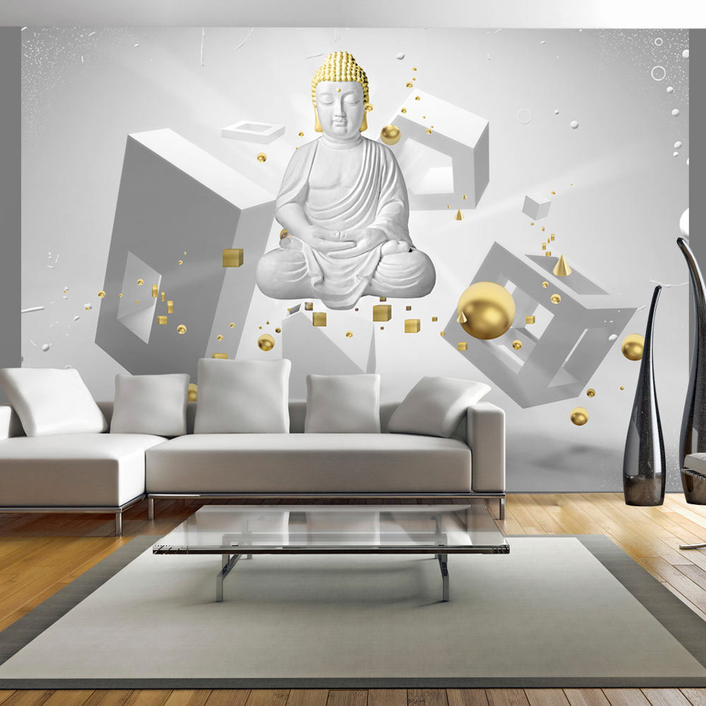 East Urban Home Geometric Meditation 10'' L x 83" W Wall Mural | Wayfair