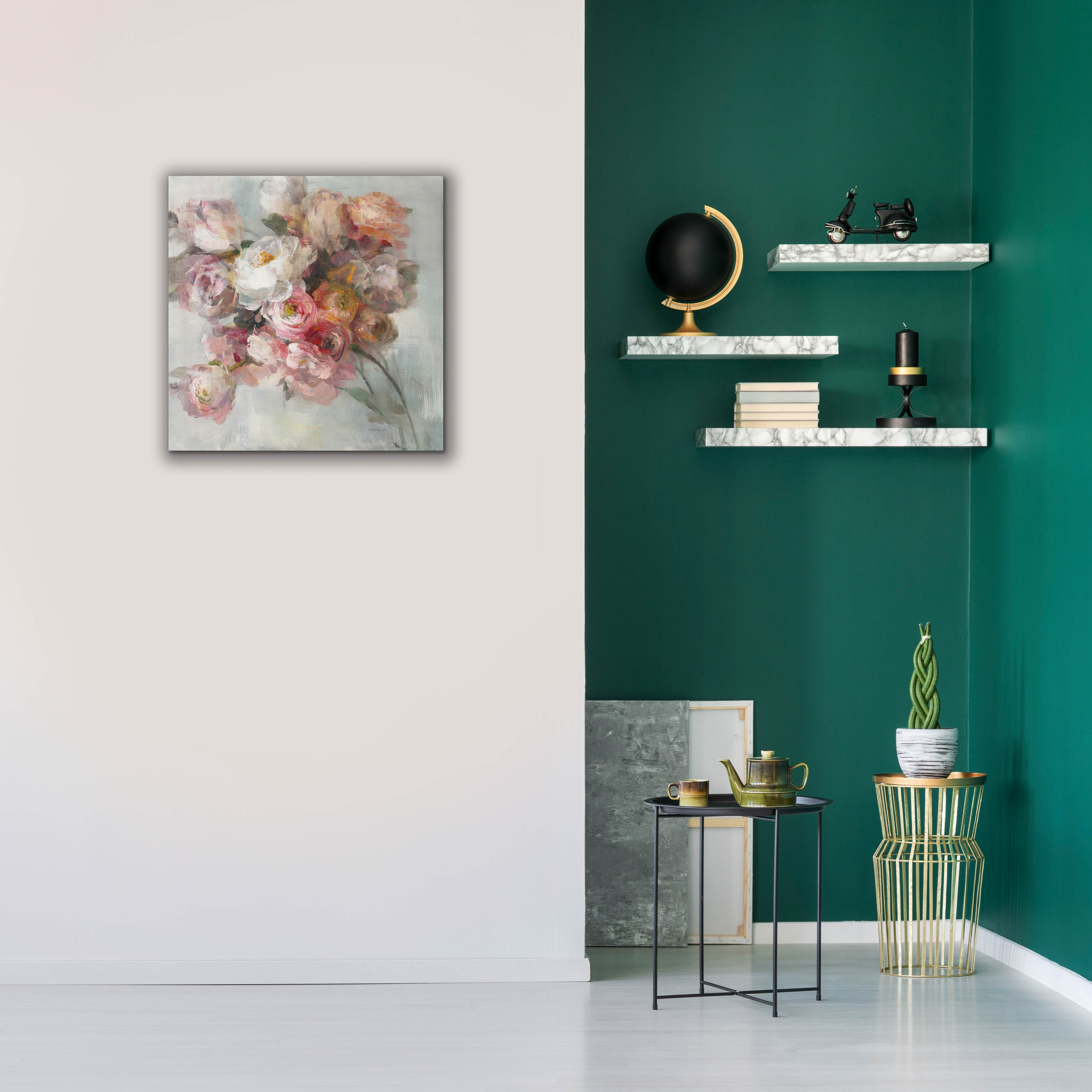 Winston Porter 'Blush Bouquet' by Danhui Nai Canvas Wall Art | Wayfair
