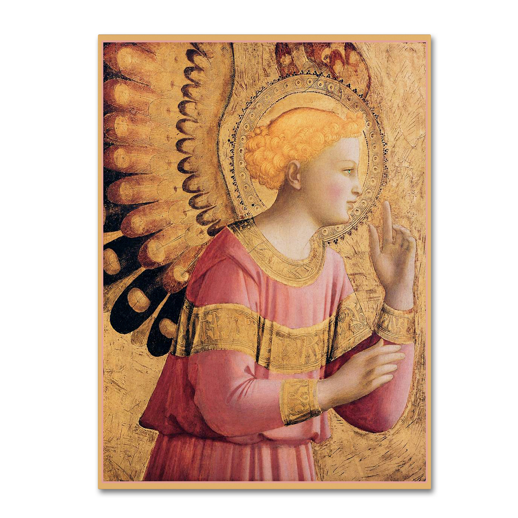 Trademark Fine Art 'Archangel Gabriel' Graphic Art Print on Wrapped ...