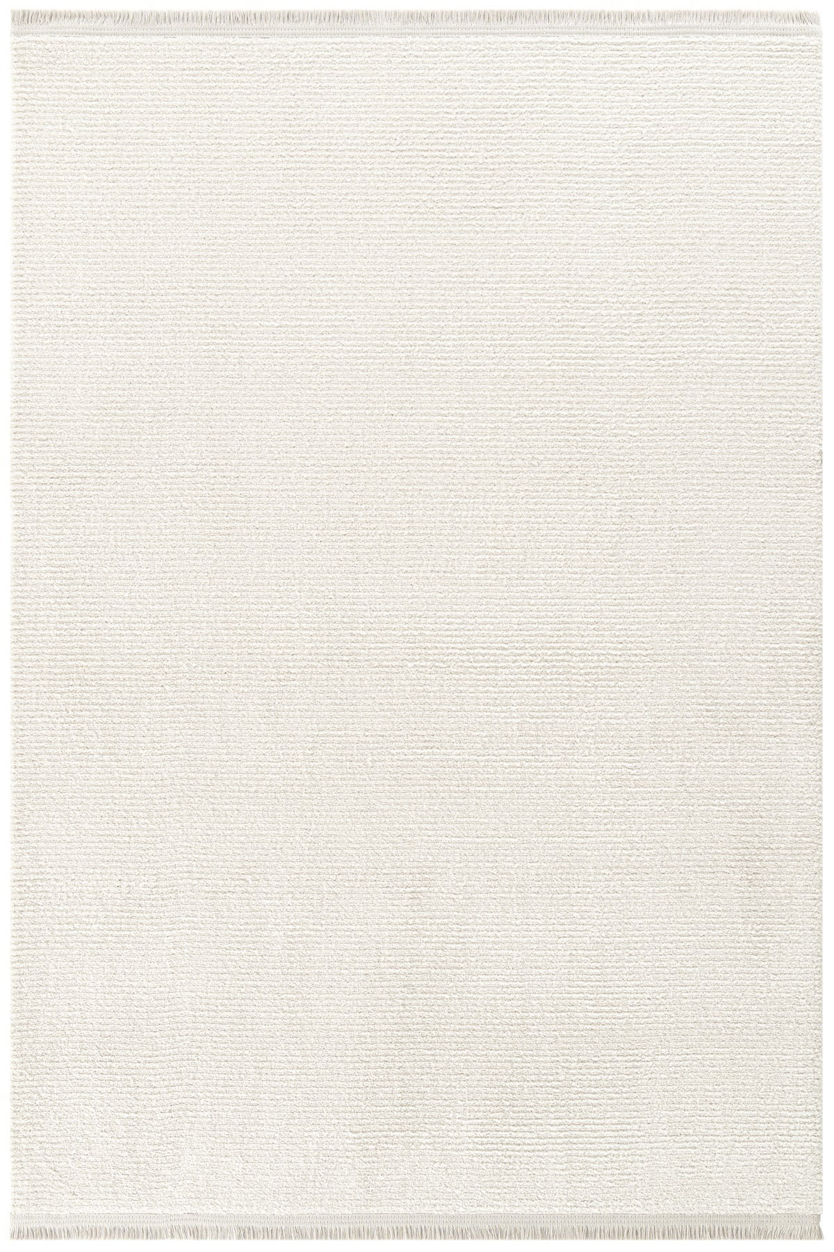 Hokku Designs Miranda Cream Soft and Shiny Textured Cut Pile Rug | Wayfair