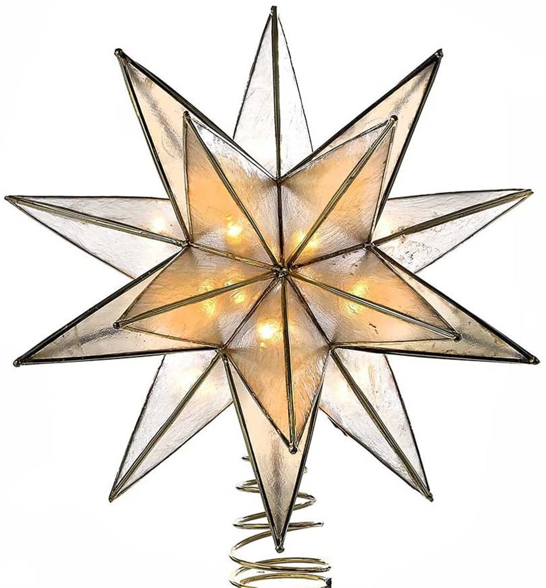 Kurt Adler Sputnik Capiz Tree Topper & Reviews | Wayfair