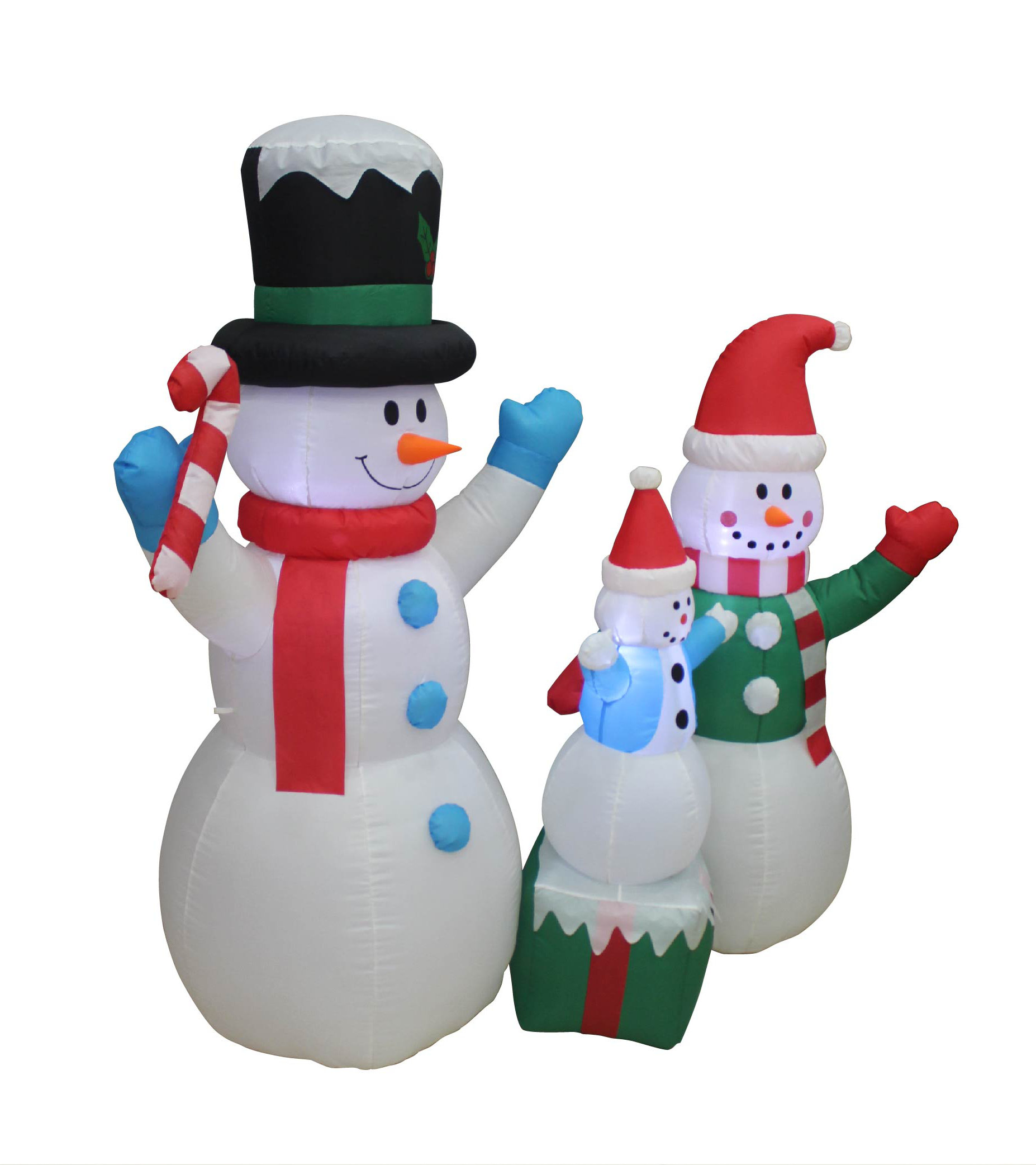 The Holiday Aisle® North Pole Santa Claus Snowman and Penguin ...