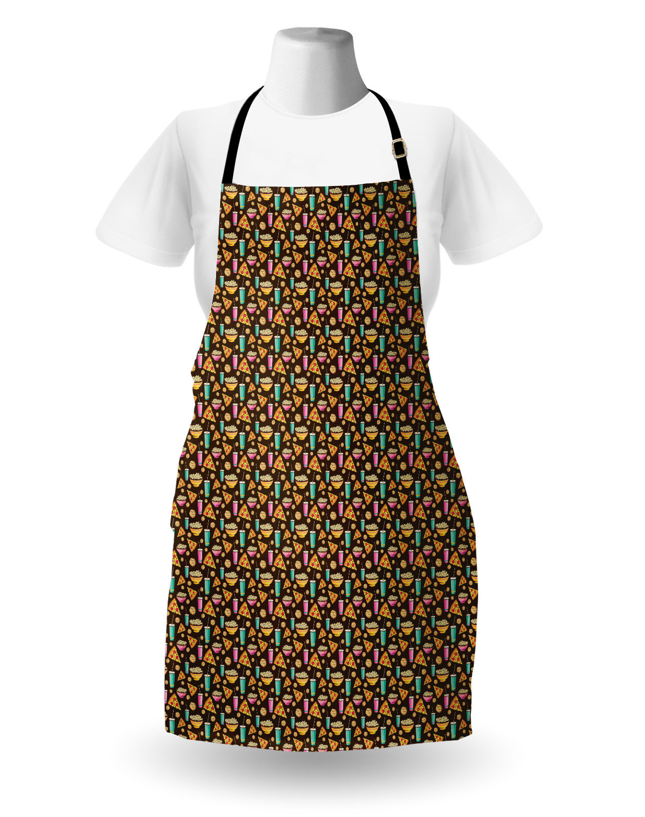 Corrigan Studio® Food Apron Unisex Drinks Pizza Cookies Popcorn Adult ...