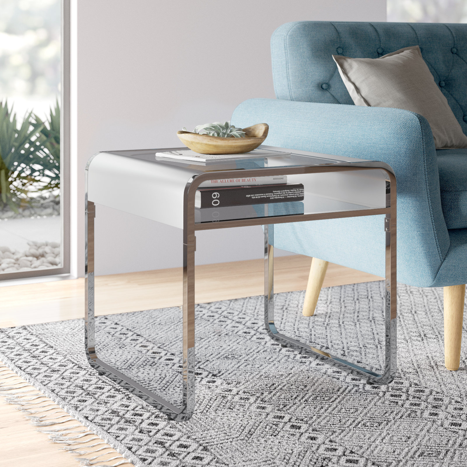 Wade Logan Camareon 38" Height Chrome End Tables - Wayfair Canada