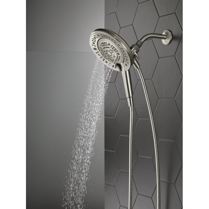 Delta 7-Spray In2ition Dual Shower Head with Handheld Spray, Handheld ...