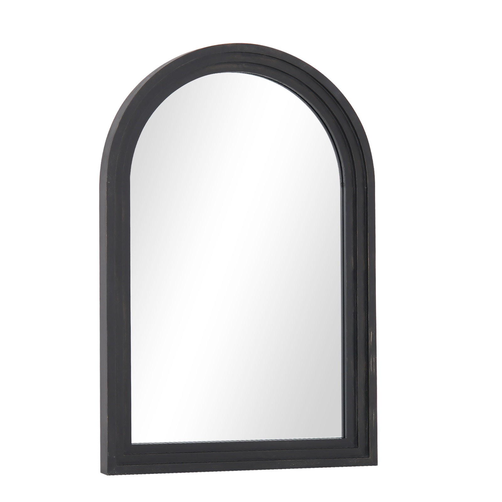 Ophelia & Co. Arched Wooden Border Wall Mirror Decorative Mirror ...