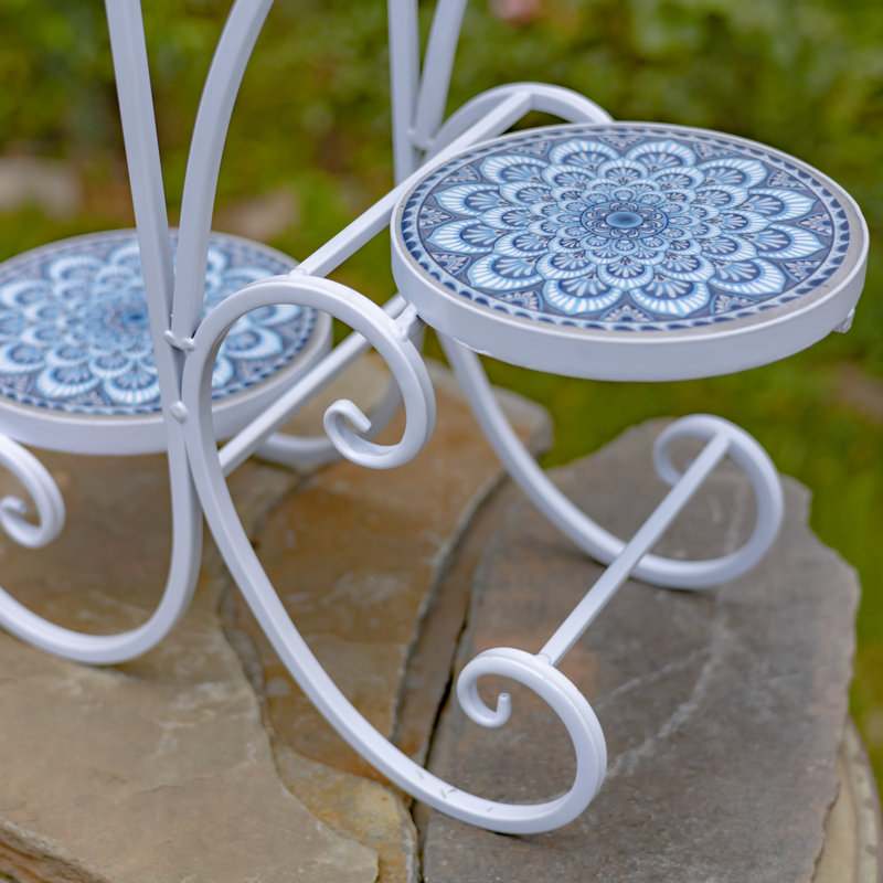 Canora Grey Floralee Mosaic Plant Stand | Wayfair