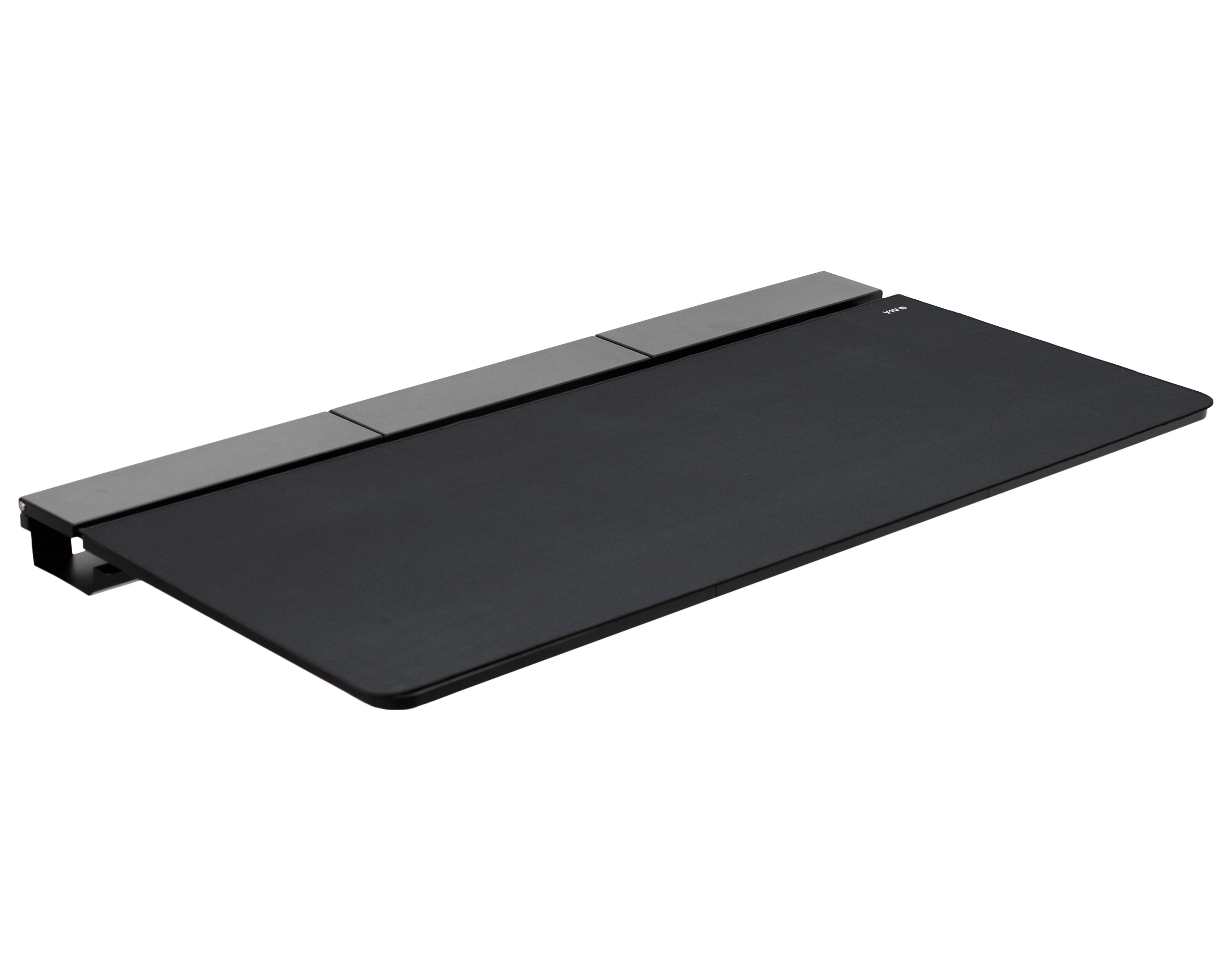 Vivo VIVO Black 60" x 30" Concealed Cable Table Top w/ Pad for Standing ...