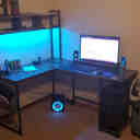 Wrought Studio™ Steinber L Shaped Desk with Hutch & Monitor Stand, Home ...