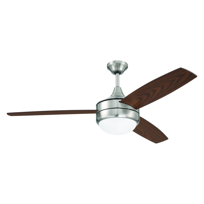 Craftmade Phaze II 52" Ceiling Fan with LED Lights & Wall Control | Wayfair