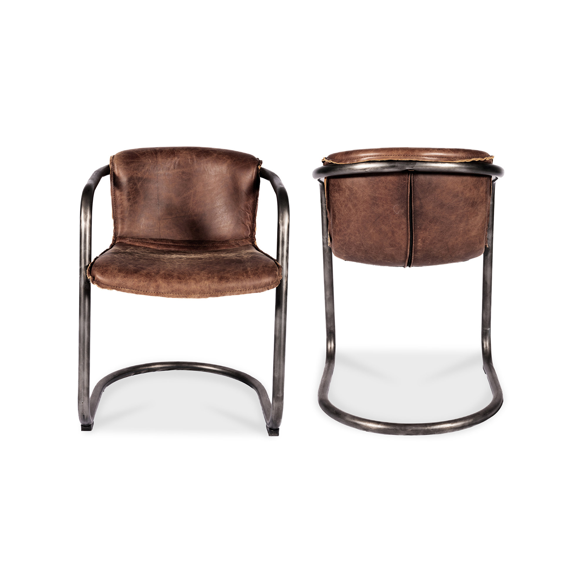 AllModern Higbee Genuine Leather Dining Chair & Reviews - Wayfair Canada