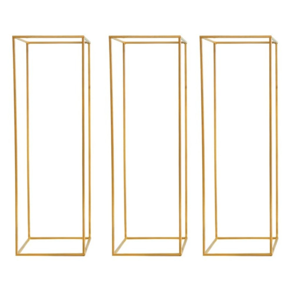 Le Prise™ Millry 6 Ft Gold Column Metal Stands for Wedding Background ...
