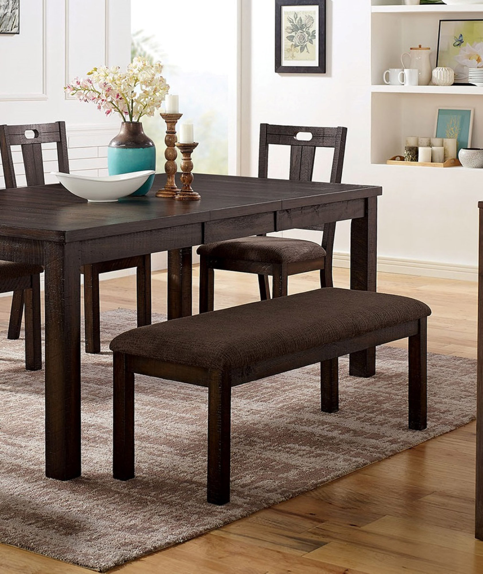 Lark Manor™ Classic Elegant Design Wooden 1Pc Bench Only Dining Room ...