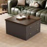 Ophelia & Co. 31.5'' Square Coffee Table With 2- Drawer And Slidable ...