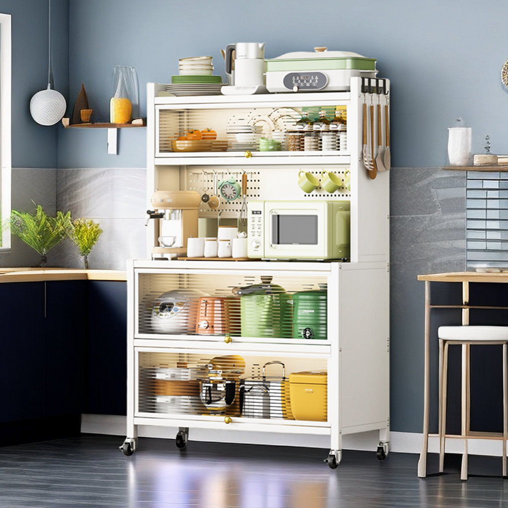 Siscar Lands Storage Shelves | Wayfair