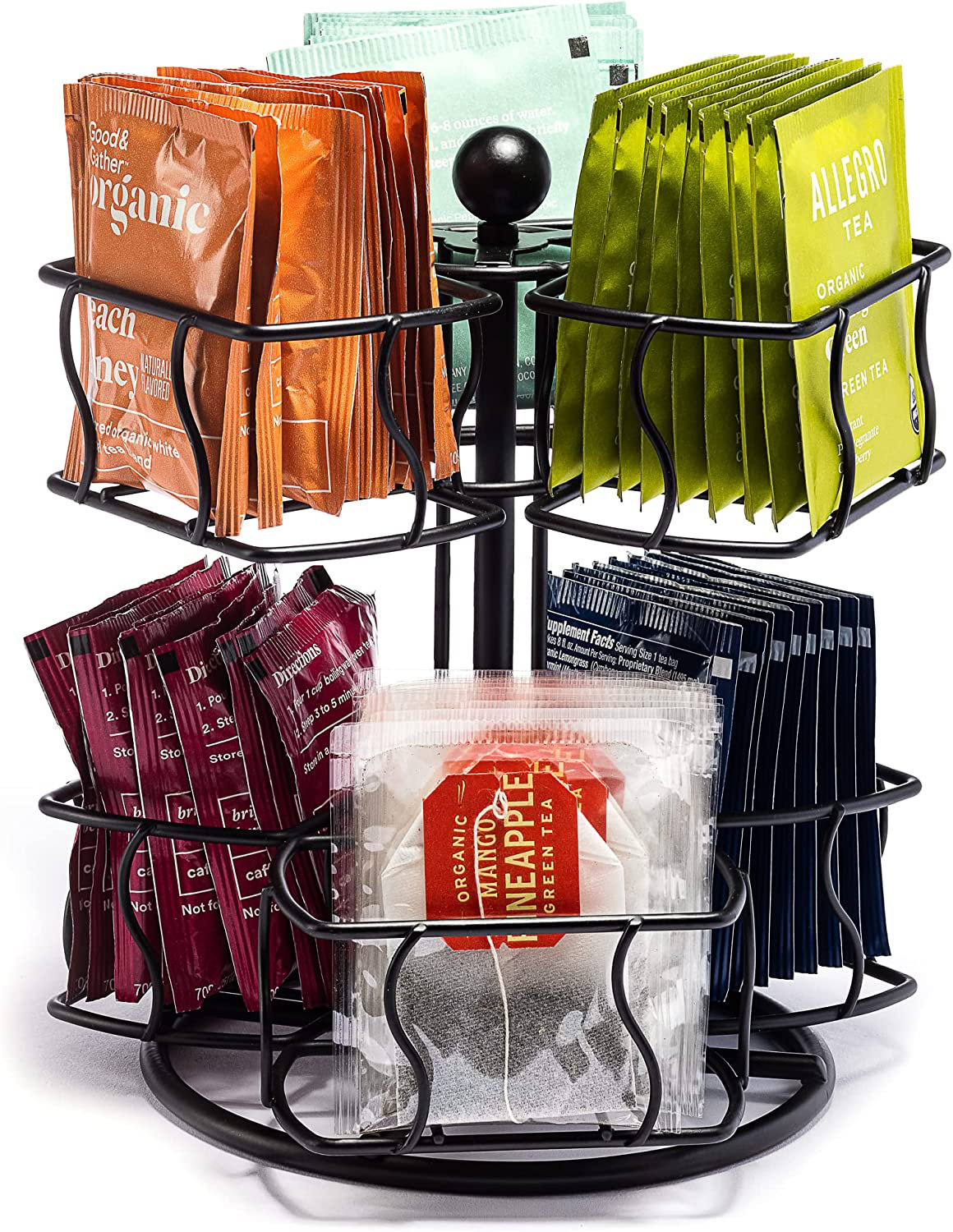 Sorbus 2-Tier Tea Bag Organizer, Holds 60 Large Tea Bags & Reviews ...