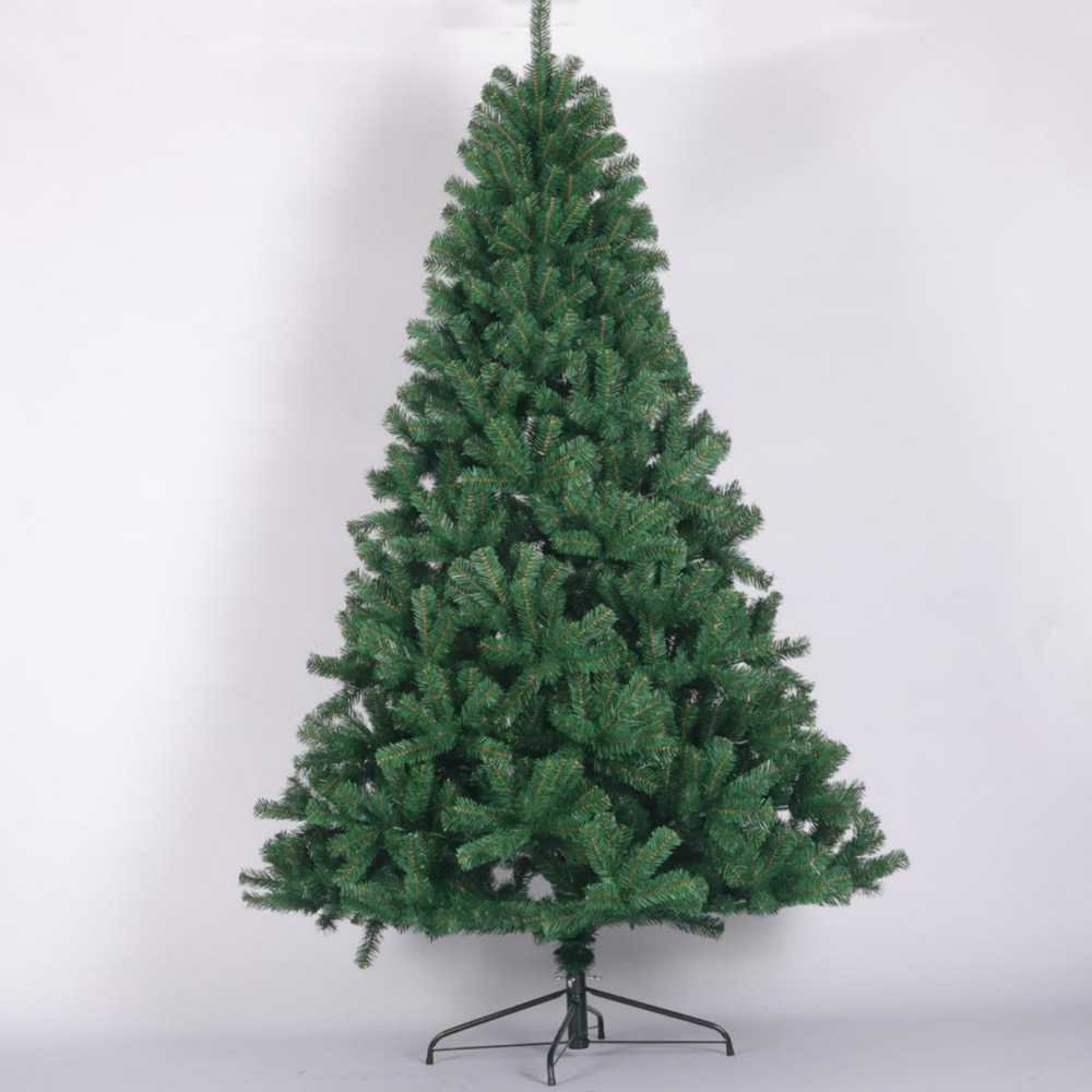 Winston Porter Natural Spruce PVC Fir Tree Foldable Metal Stand Unlit ...