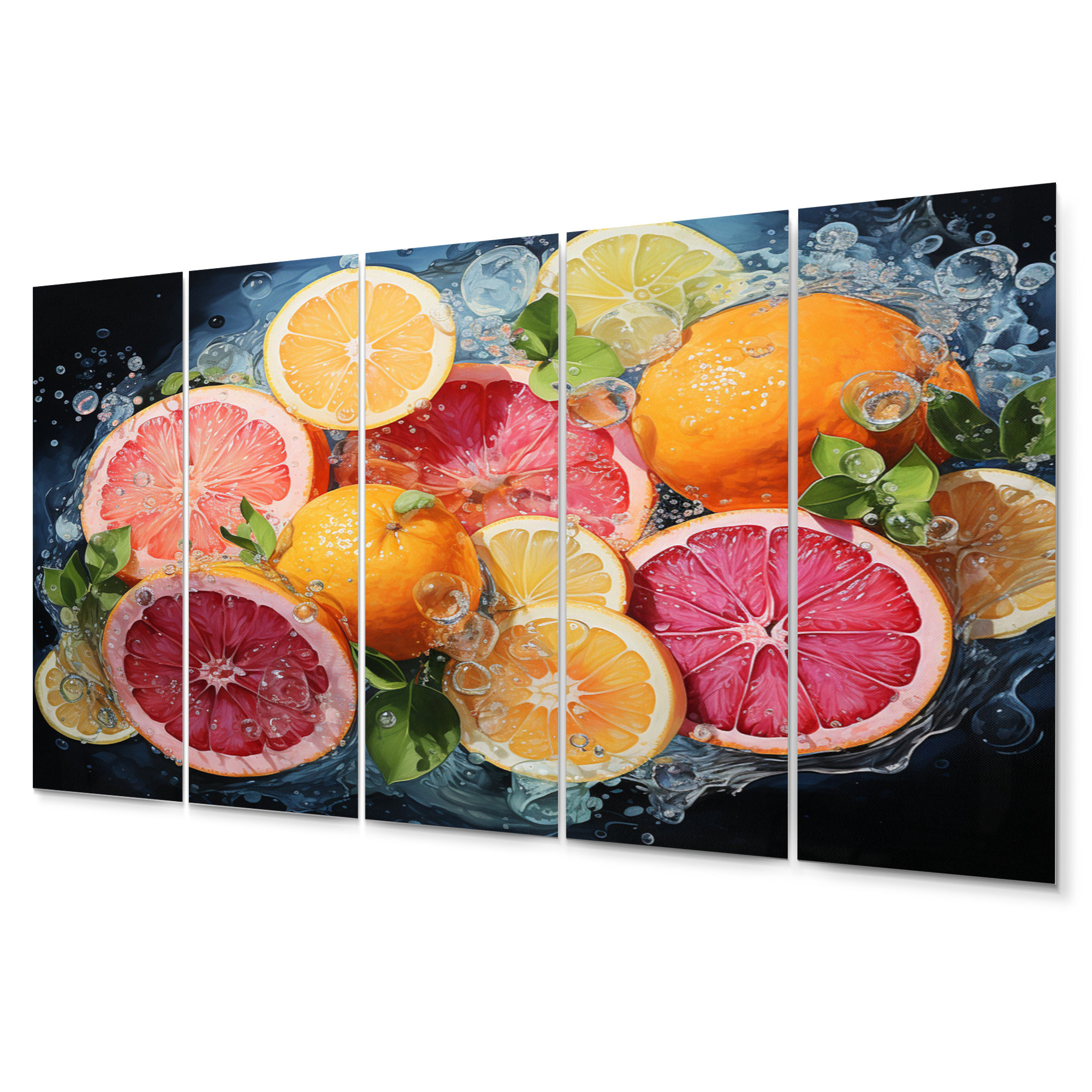 Design Art Citrusy Delight III - Fruits Metal Art Print Set - Wayfair ...