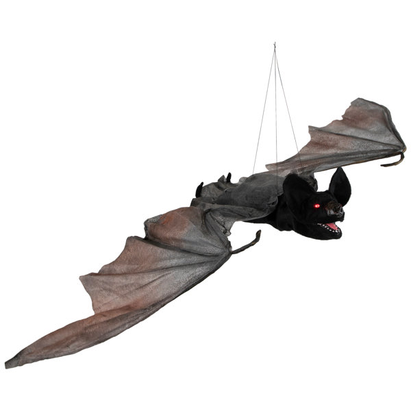 Northlight LED Lighted And Animated Halloween Bat With Moving Wings ...