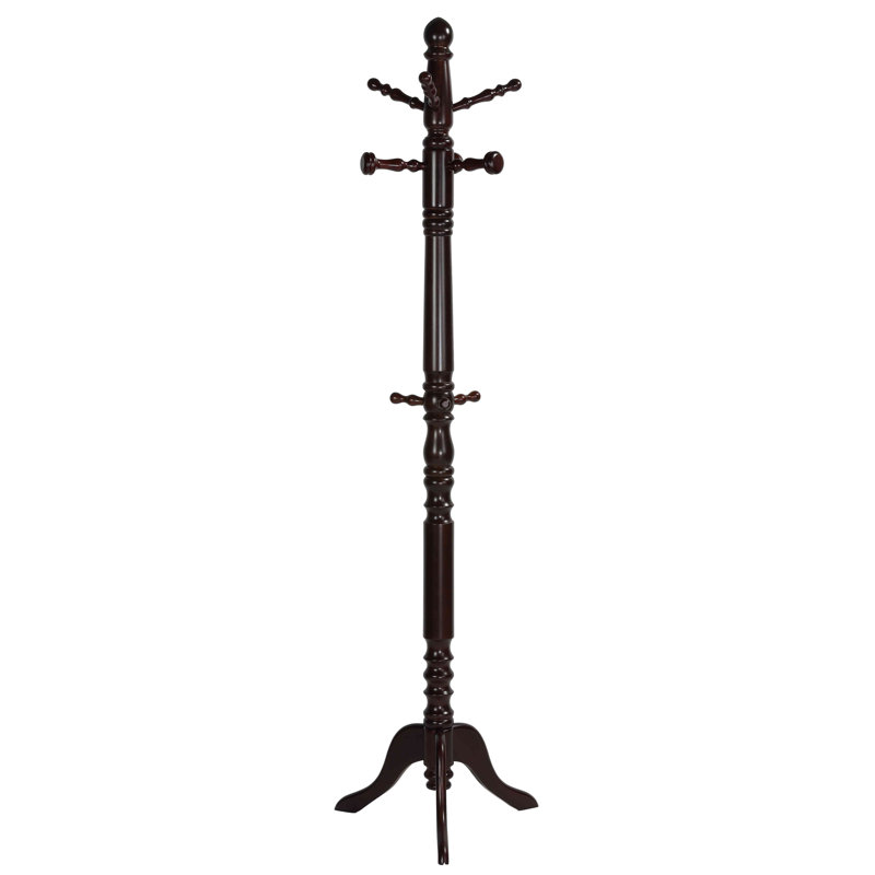 Canora Grey Shippee 10 - Hook Freestanding Coat Rack & Reviews | Wayfair