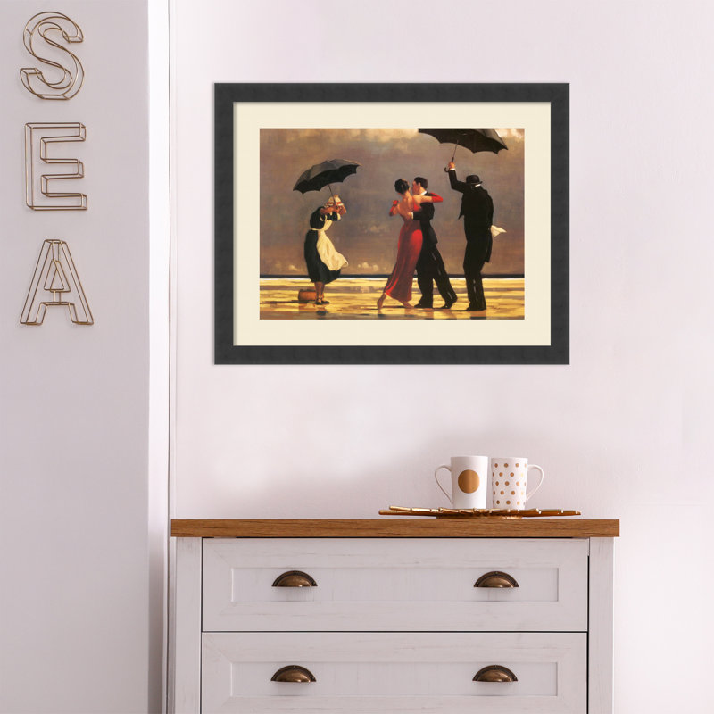 Charlton Home® The Singing Butler by Jack Vettriano - Picture Frame ...