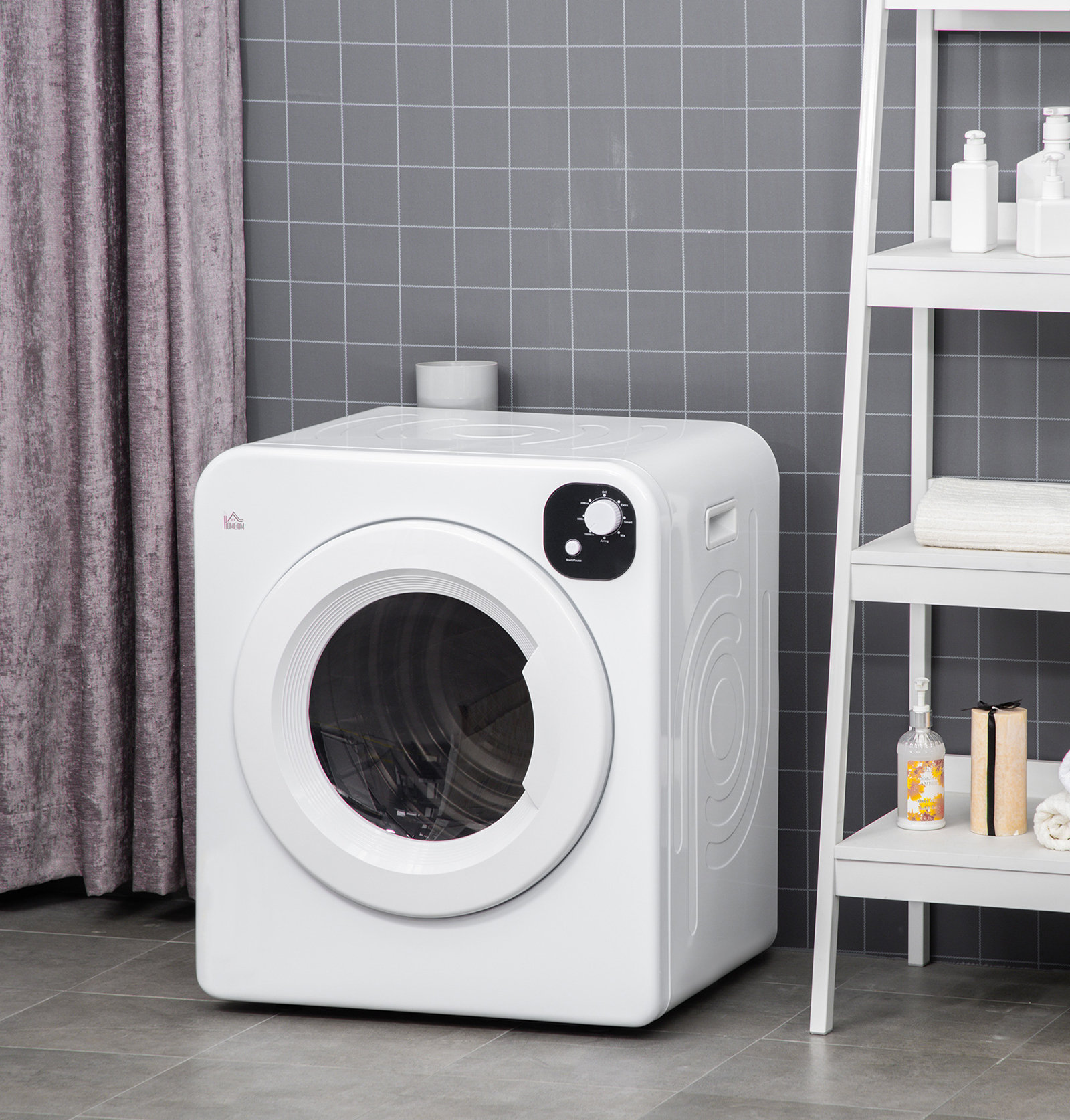Kozart Portable Clothes Dryer, 120V 1300W Compact Laundry Dryer With ...