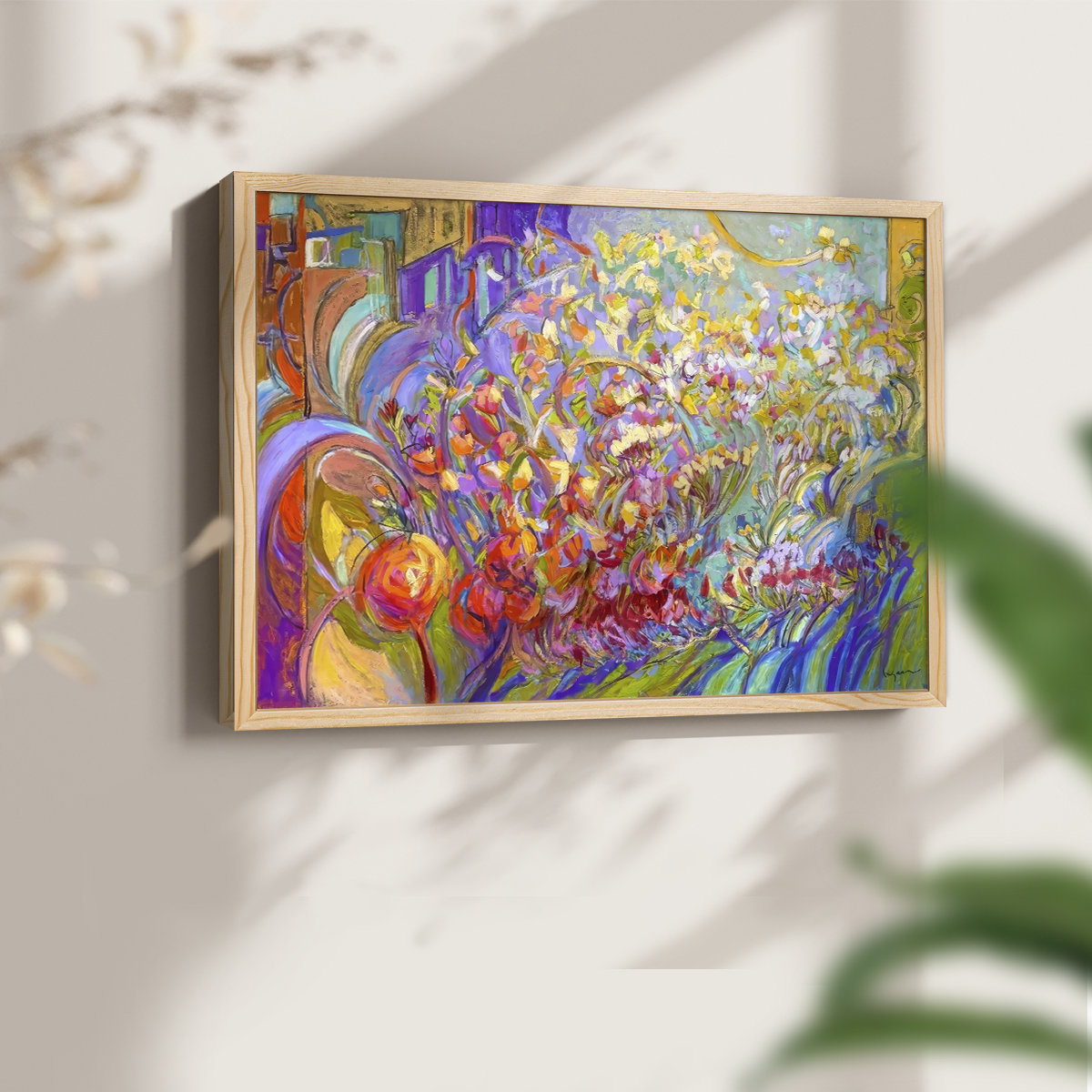 Wrought Studio™ Peaceful April Morning -Framed Print - Restickable ...