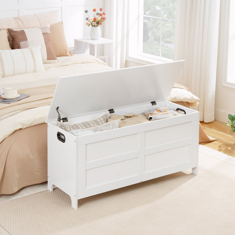 Winston Porter 39.4”L Blanket Storage Chest with Safety Hinge & Reviews ...