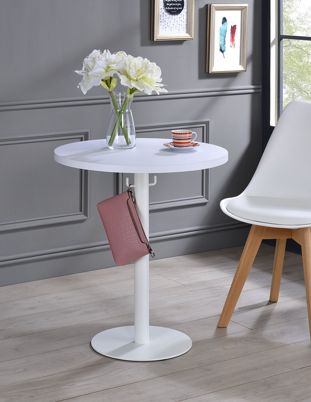 Ebern Designs Fancy Pedestal 1 Coffee Table & Reviews | Wayfair