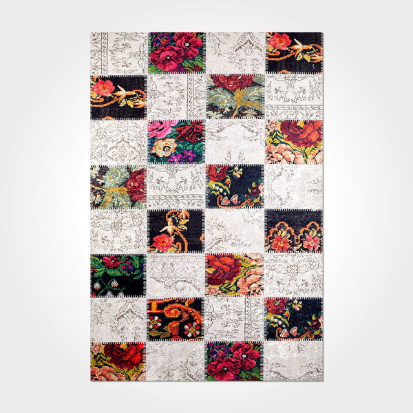Bungalow Rose Pushkar Patchwork Rug - Wayfair Canada