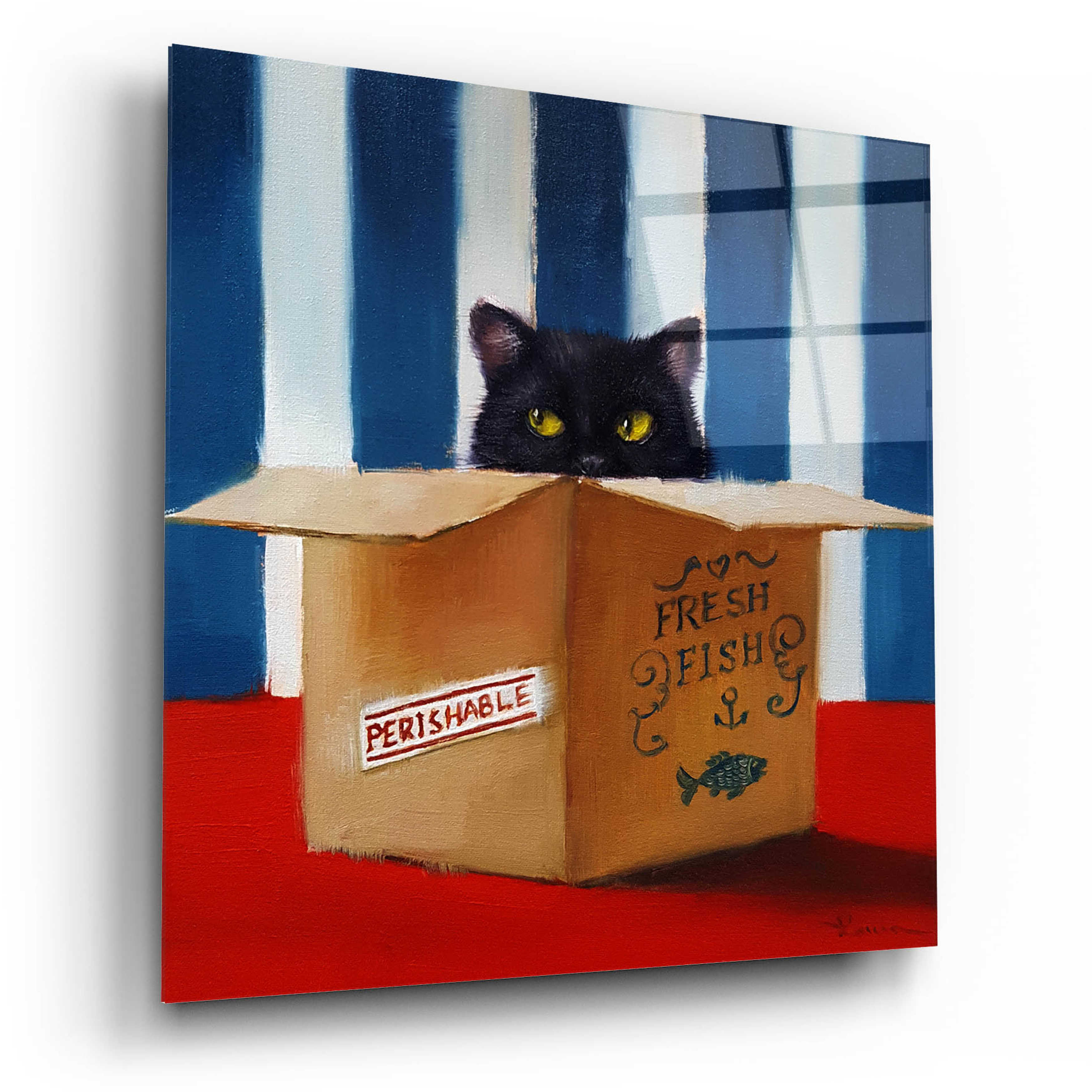 Red Barrel Studio Epic Art 'Cat Burglar' Cat Burglar by Lucia Heffernan ...