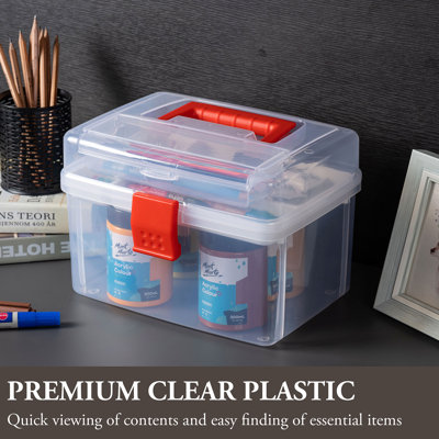 Rebrilliant 2 Tier Supply Plastic Craft Case Box | Wayfair