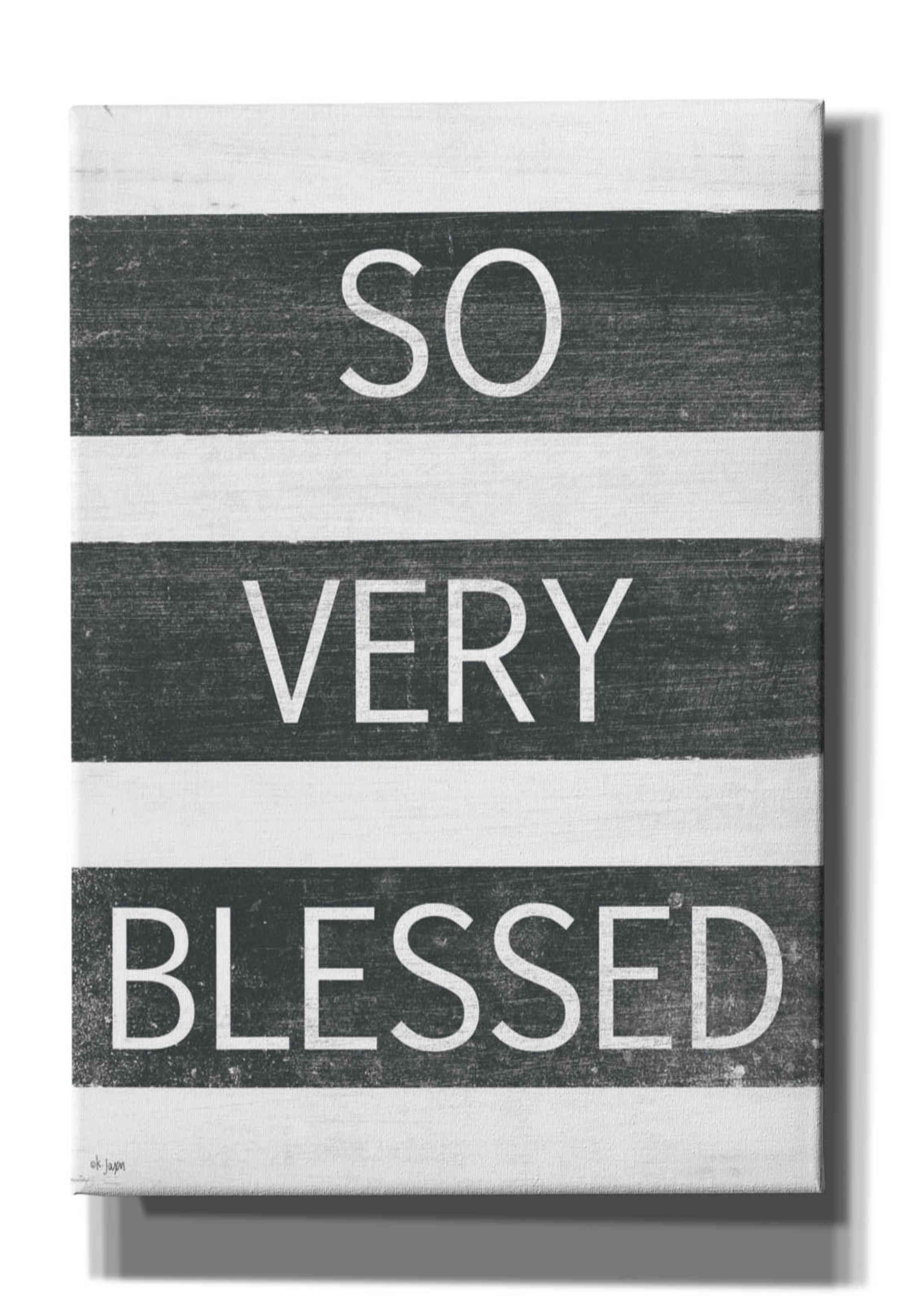 Epic Graffiti So Very Blessed by Jaxn Blvd - Wrapped Canvas Textual Art ...