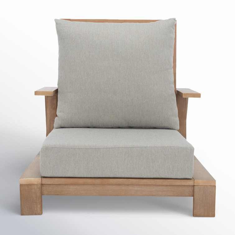Joss & Main Fatima Wood Outdoor Patio Chair | Wayfair